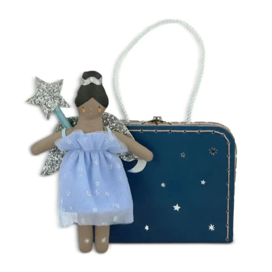 Meri Meri Mini Ruby Doll with Suitcase Wings and Wand – Black Wagon Kids