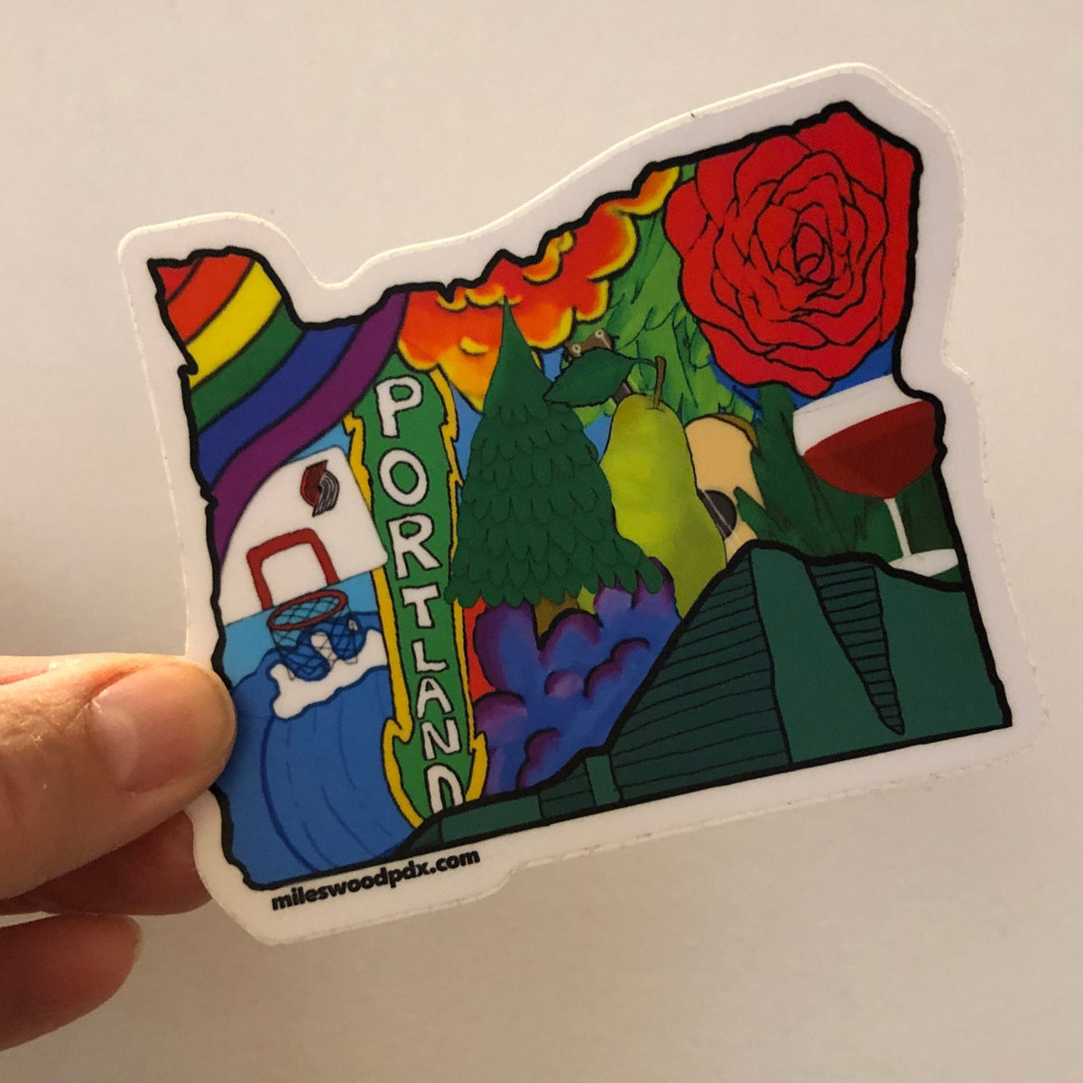 Portland Sticker – Black Wagon Kids